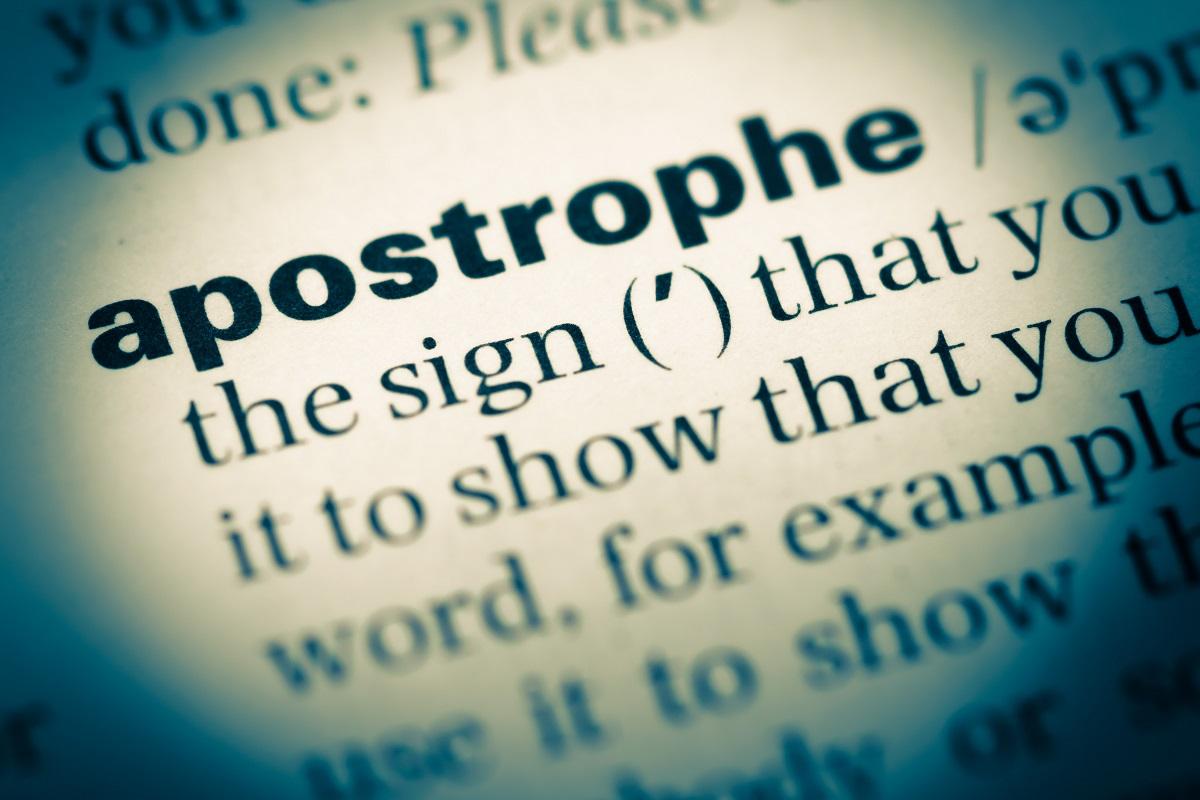 The Apostrophe – a protected species? - In Positive Health